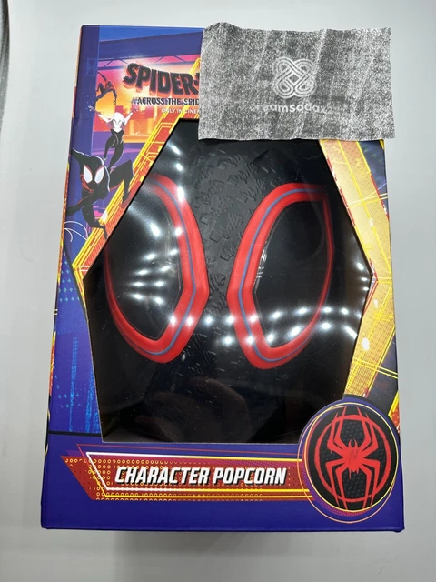 SPIDER MAN POPCORN Bucket Across The Spider Verse Miles Morales AMC ...