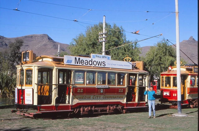 ALTES DIA STRASSENBAHN Ferrymead Museum Neuseeland Tram agü-Q3-35 EUR 1 ...