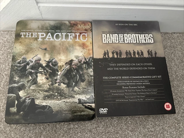 BAND OF BROTHERS and The Pacific Steel Tin DVD Box sets £9.99 - PicClick UK