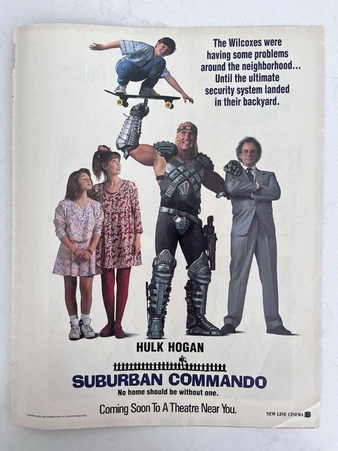 HULK HOGAN SUBURBAN Commando Wwf Wwe Wrestling Usa Vintage Print Advert ...