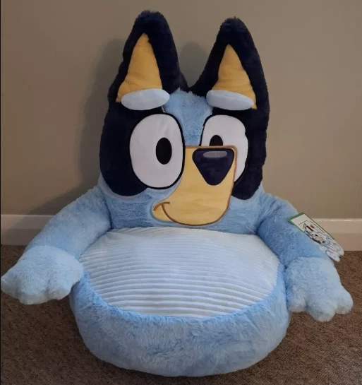 BLUEY CHARACTER PLUSH Soft Childrens Chair Seat Sofa Collectable £58.99 ...