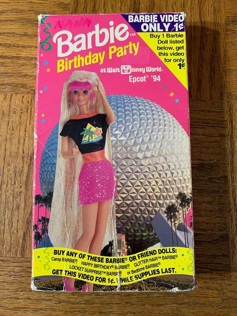 BARBIE BIRTHDAY PARTY VHS EUR 13,75 - PicClick FR