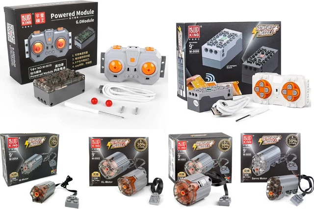 ORIGINAL MOULD KING Power Function Module Motoren Fernbedienung M L XL ...