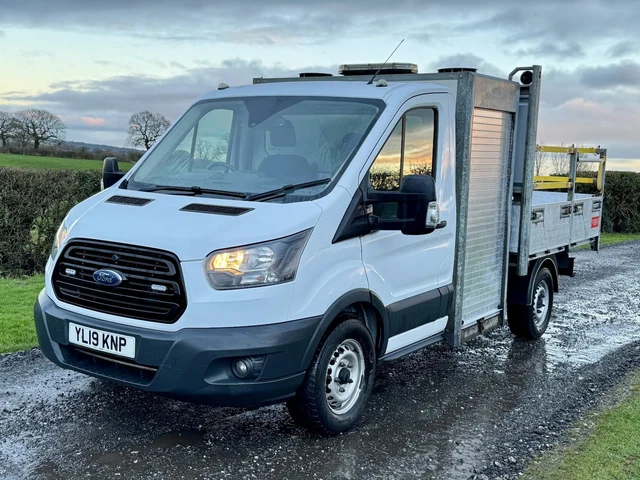 FORD TRANSIT 2.0 350 EcoBlue DROPSIDE TIPPER WITH TOOL STORAGE 2019 ...