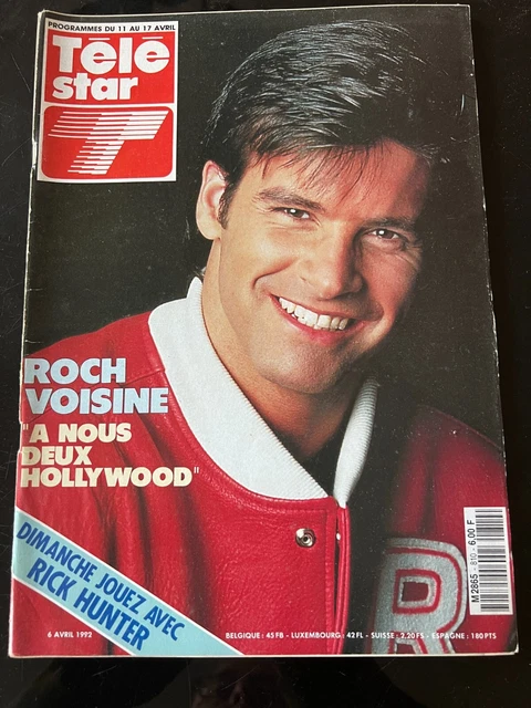 TELE STAR DU 6/04/1992; Roch Voisine/ Claude Darget/ B. Pivot/ Anconina ...