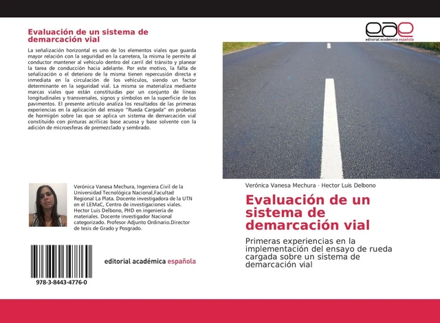 EVALUACIÓN DE UN sistema de demarcación vial | Verónica Vanesa Mechura (u. a.) EUR 38,95 ...