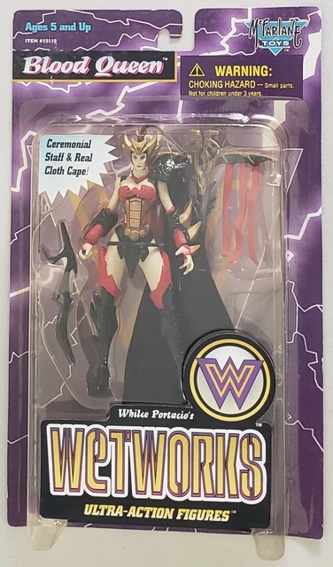 WETWORKS ULTRA ACTION Figures Blood Queen With Ceremonial Staff & Cloth ...