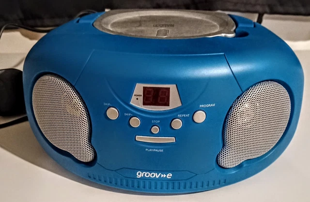 GROOV-E ORIGINAL BOOMBOX Portable CD Player & Radio DS £23.95 - PicClick UK