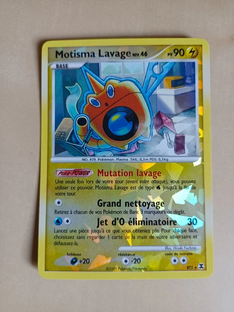 CARTE POKÉMON MOTISMA Lavage RT5 Rivaux Émergeants EUR 20,00 - PicClick FR