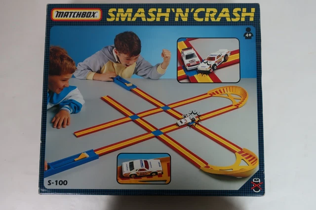 MATCHBOX SMASH'N'CRASH S-100 original box 4 vehicles £13.99 - PicClick UK