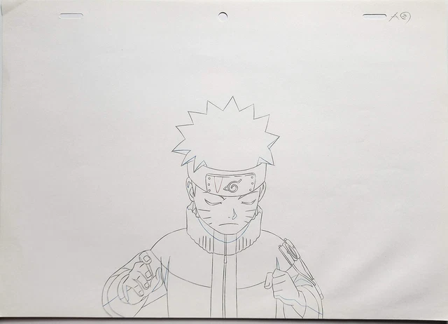 NARUTO ANIMATION PRODUCTION Cel Drawing Douga Genga: Naruto - 4934 $120 ...