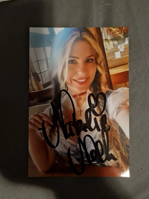 AUTOGRAMMKARTE (SIGNIERTES FOTO) Natalie Nock/Deutsche Sängerin EUR 2 ...