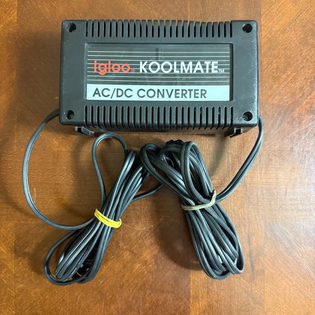 VINTAGE 1992 IGLOO KoolMate AC/DC Converter Power Supply Model 1674 $30 ...