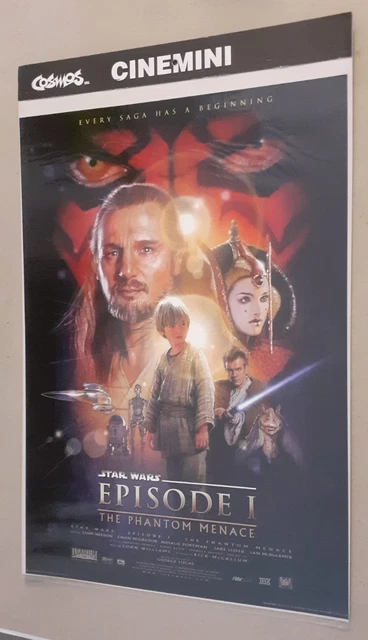 STAR WARS EPISODE 1 the phantom menace Cinemini Poster Cinema Film ...