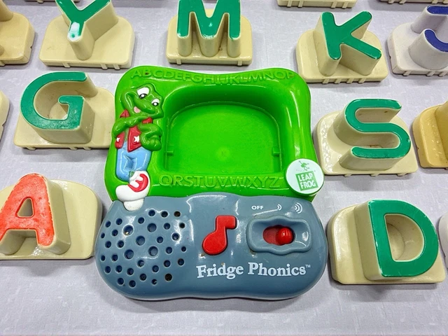 LEAPFROG KIDS LEARNING FRIDGE PHONICS 46 Magnetic Alphabet Letters ...