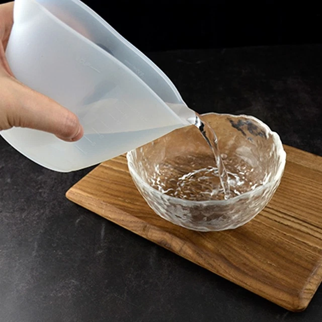 500ML/250ML HANDMADE MEASURING Cups Liquid Weighing Cup Non-Stick ...