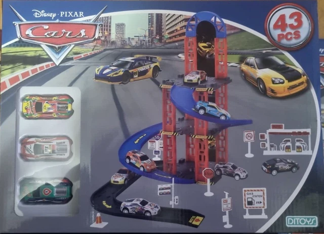 DISNEY PIXAR CARS Parking Super Garage For Kids - Track Play Set 43 ...