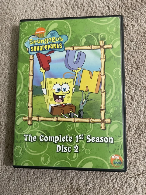 SPONGEBOB SQUAREPANTS: THE Complete First Season (DVD, 1999) Disc 1 2 3 ...