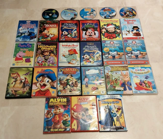 CHILDREN'S CARTOON AND Movie DVD's - 26 DVD Bundle £19.99 - PicClick UK