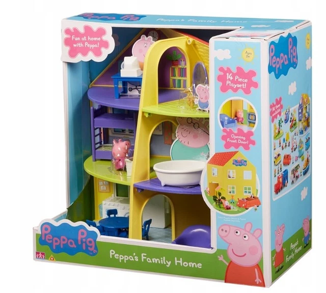 PEPPA PIG 2-STORY Family House Set 06384 Tm Toys £85.93 - PicClick UK