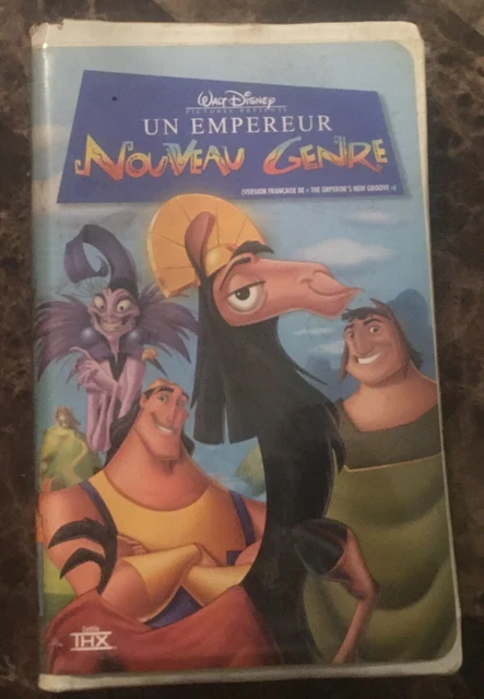 *VHS FRENCH MOVIE Un Empereur Nouveau Genre (Kuzco, L'empereur Megalo ...