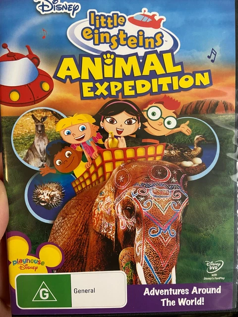 LITTLE EINSTEINS - Animal Expedition region 4 DVD (animated Disney kids ...