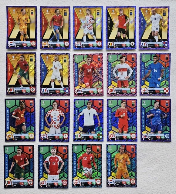TOPPS MATCH ATTAX UEFA Euro 2024 Purple Sapphire Parallel Cards "You ...
