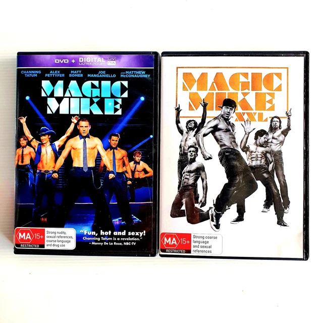 MAGIC MIKE 1 & 2 XXL 2 x DVD Gift Set Dance Comedy Drama, Channing ...