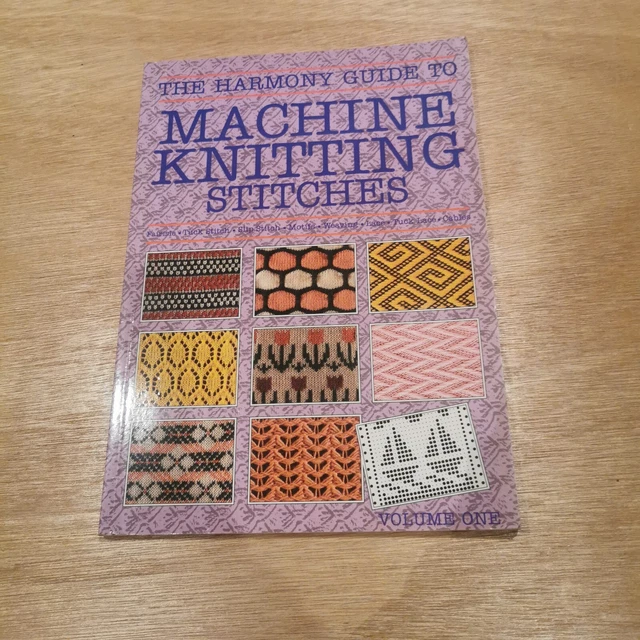 THE HARMONY GUIDE To Machine Knitting Stitches £14.99 - PicClick UK