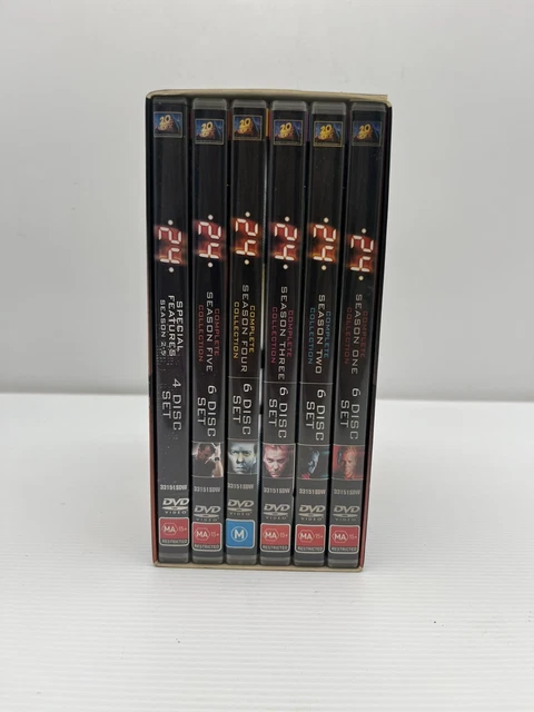 24 DVD TV Show Kiefer Sutherland Complete Seasons 1-5 DVD Set $28.16 ...
