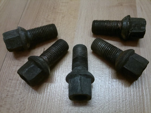 VW GOLF MK4 GENUINE 17mm WHEEL NUTS BOLTS x 5 £6.99 - PicClick UK
