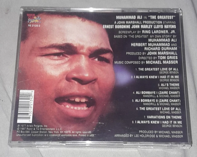 MUHAMMAD ALI IN The Greatest - George Benson, Original Soundtrack CD ...