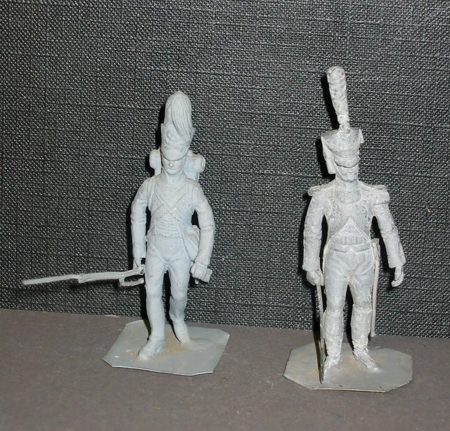 STADDEN LEAD LEAD lead 1/32 2 SOLDIERS FRANCE & BRUNSWICK , Rose ...