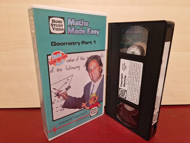 MATHS MADE EASY - Geometry Part 1 - Level 2 Volume 3 - PAL VHS Video ...