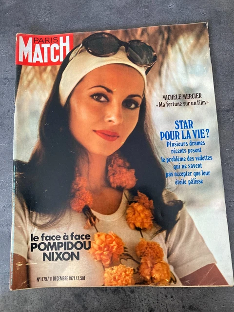 PARIS MATCH N°1179 du 11/12/1971 Michèle Mercier Shela Shakira Baksh ...