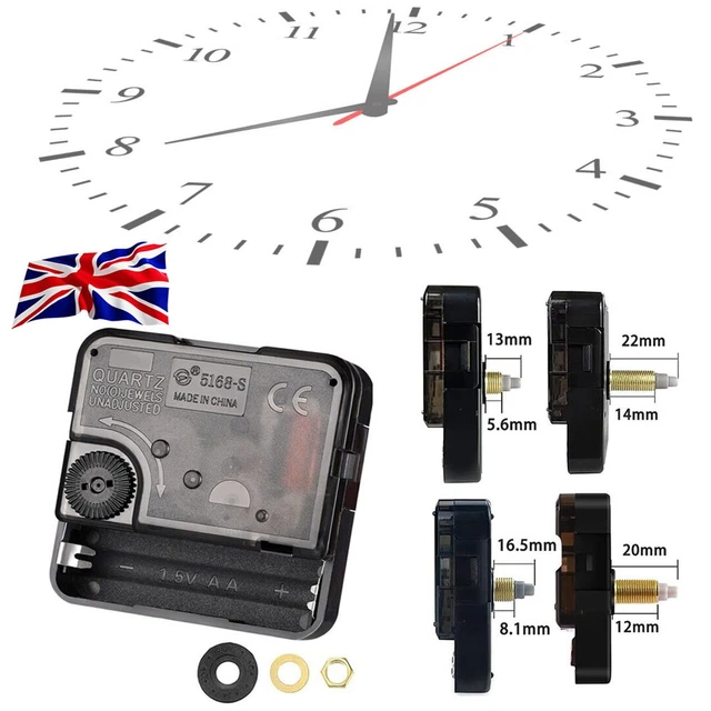 QUARTZ DIY WALL Clock Movement Mechanism Tool Silent DIY Repair ...