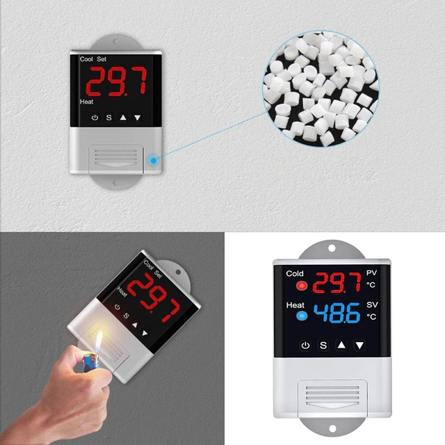 THERMOSTAT CONTRÔLEUR DE température sans fil WiFi pour le chauffage et le ref EUR 35,02 ...