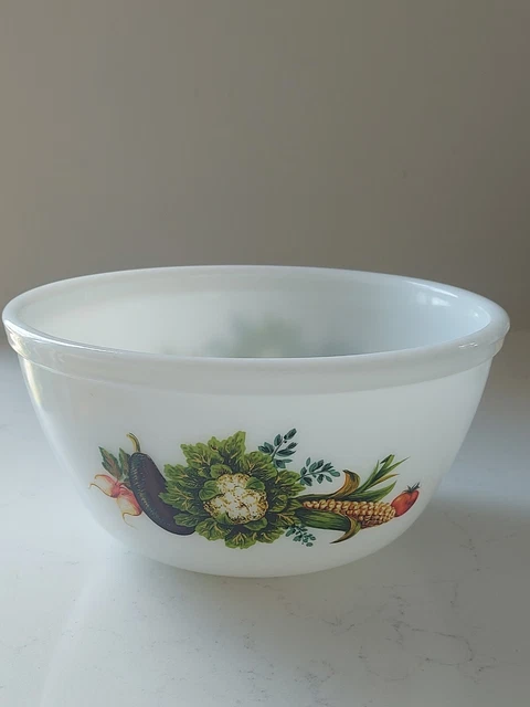 VINTAGE JAJ PYREX Market Garden/Tuscany Mixing Bowl Made In England £15 ...