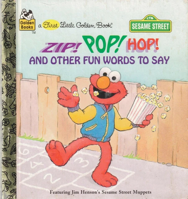 A FIRST LITTLE Golden Book Sesame Street Zip Pop Hop And Other Fun a-first-little-golden-book-sesame-street-zip-pop-hop-and-other-fun