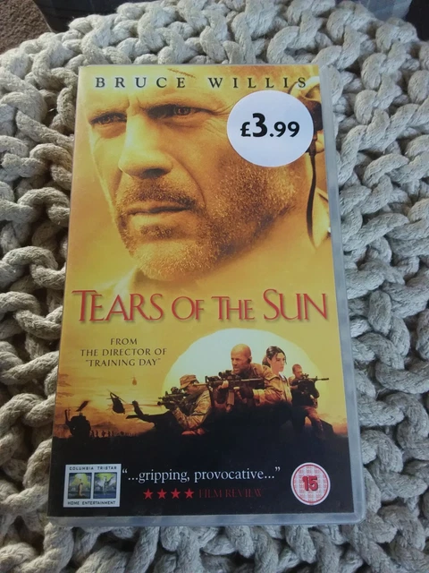TEARS OF THE SUN -VHS Video Cassette Tape - BRUCE WILLIS - COLUMBIA ...