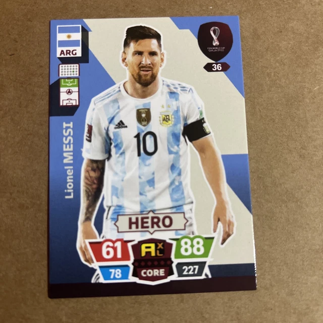 FIFA WORLD CUP qatar 2022 Lionel Messi HERO card # 36 new Condition $7. ...