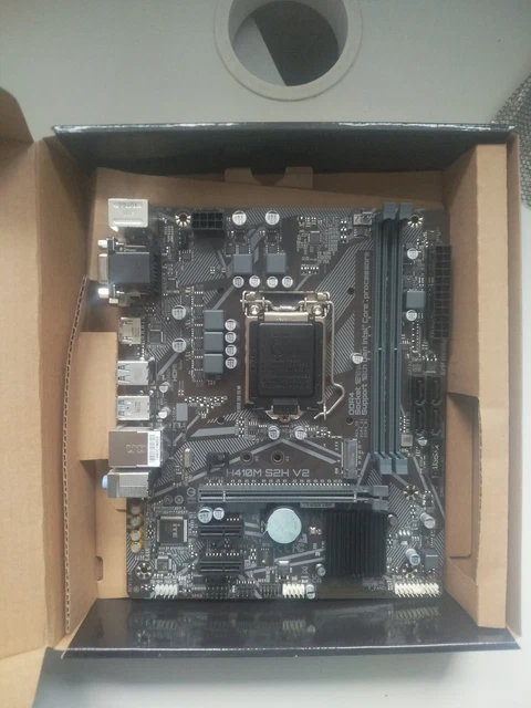 GIGABYTE H410M S2H V2 LGA 1200 Micro ATX DDR4 Intel 10th Gen H410 ...