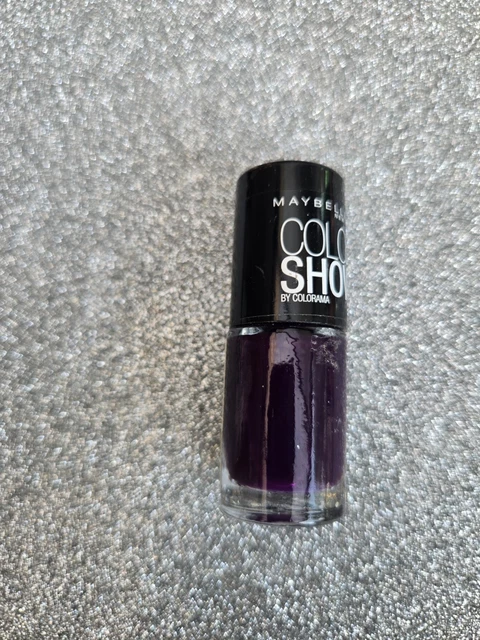 GEMEY MAYBELLINE COLORSHOW Nail Polish Nail Purple New £5.24 - PicClick UK