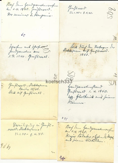 11 FOTOS LUFTWAFFE Fliegerhorst Greifswald 1940 Flak Kaserne ...