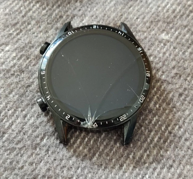 HUAWEI WATCH GT2 46 mm display originale nero - difettoso - LCD + touch ...