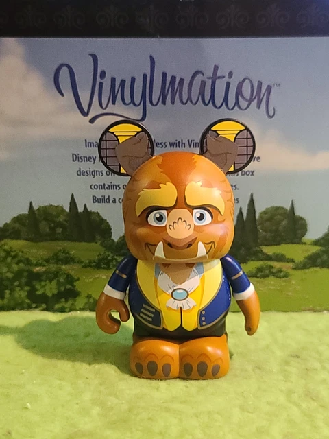 DISNEY VINYLMATION 3& Park Set 2 Beauty and the Beast Beast $15.99 ...
