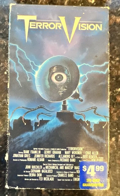 TERRORVISION VHS RARE Lightning Video Terror Vision Cult Horror 1986 £ ...
