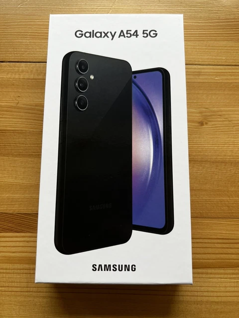 SAMSUNG GALAXY A54 5G - Graphite 128GB Dual Sim NEU ungeöffnet Original verpackt EUR 360,00 ...