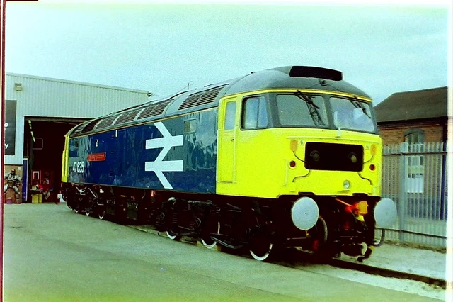 35MM RAILWAY COLOUR Negative Class 47 635 in Doncaster Works £1.20 ...