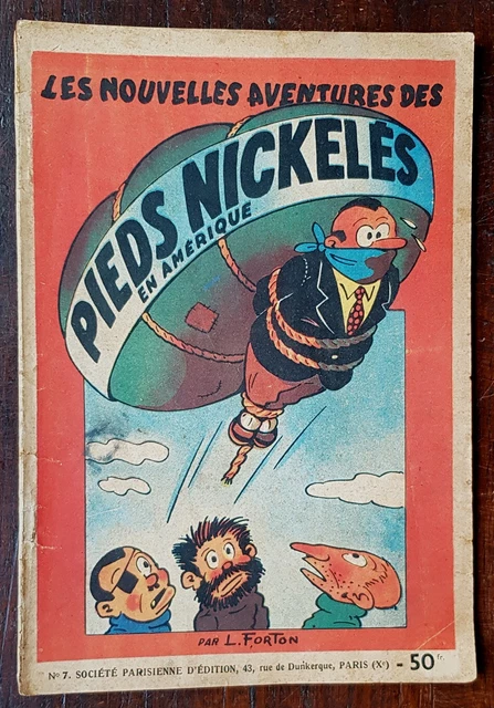 LES PIEDS NICKELES n°7 "en Amérique" 50fr. de 1950 EUR 34,00 - PicClick FR